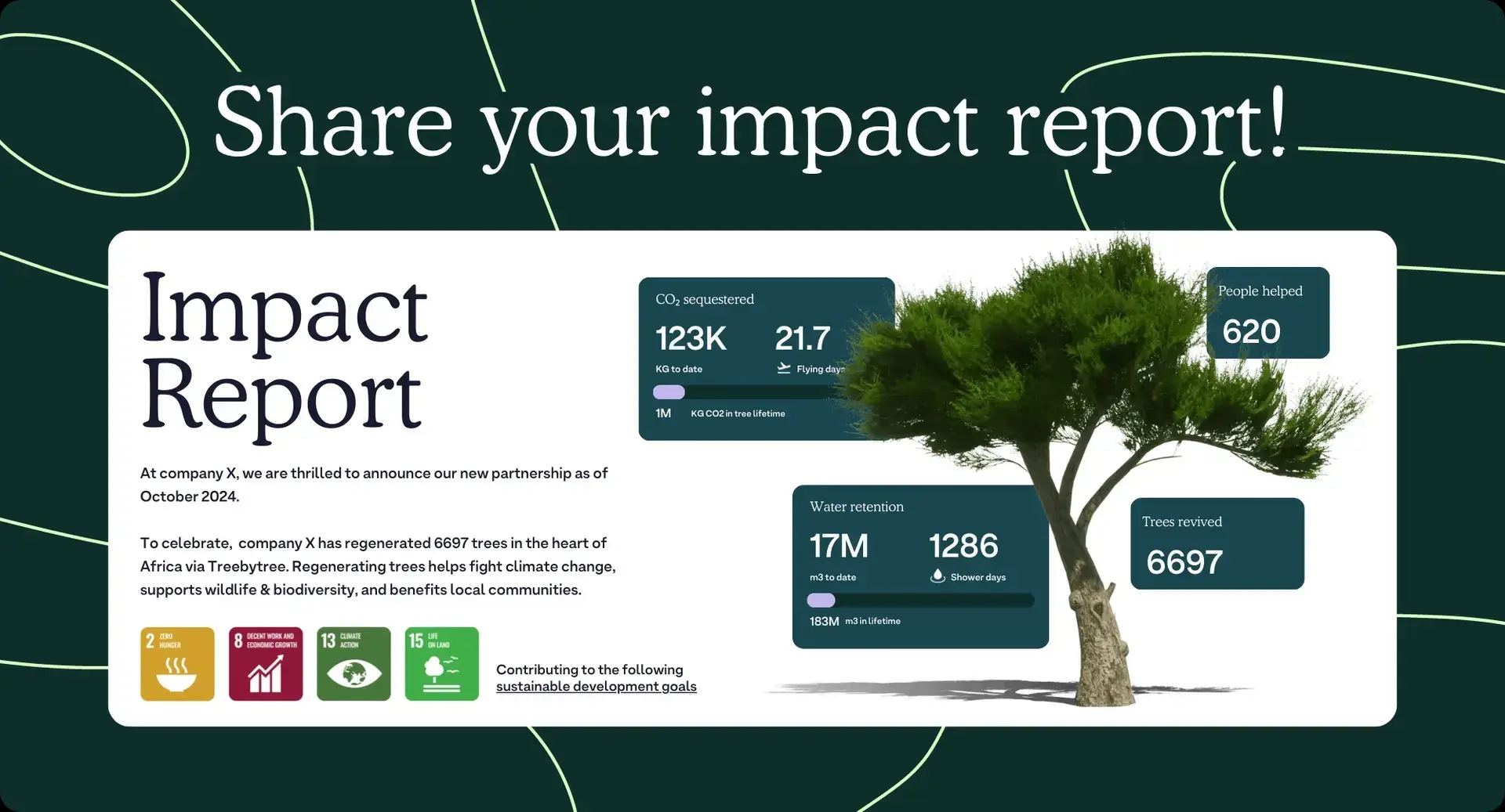 Introducing our new downloadable impact report | Treebytree